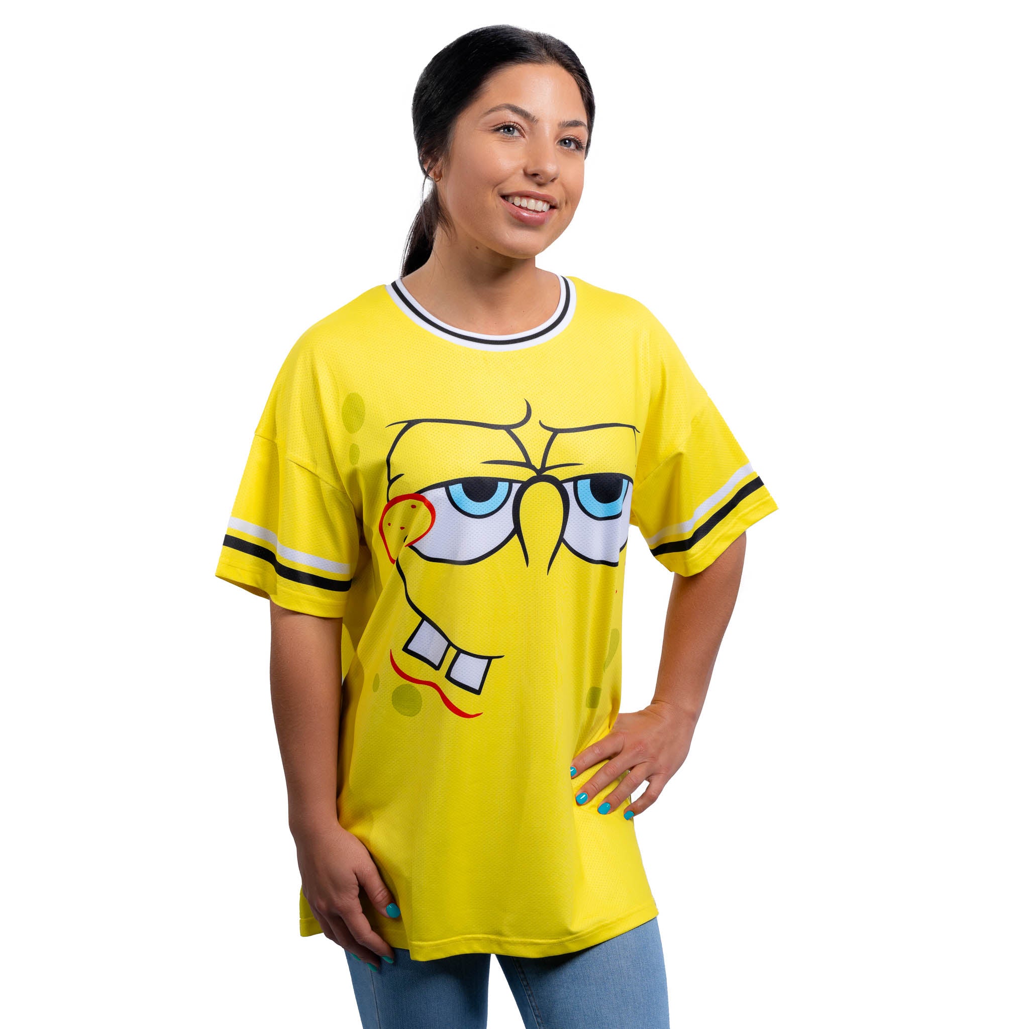 SpongeBob Adult Sports Jersey – Village Roadshow Theme Parks